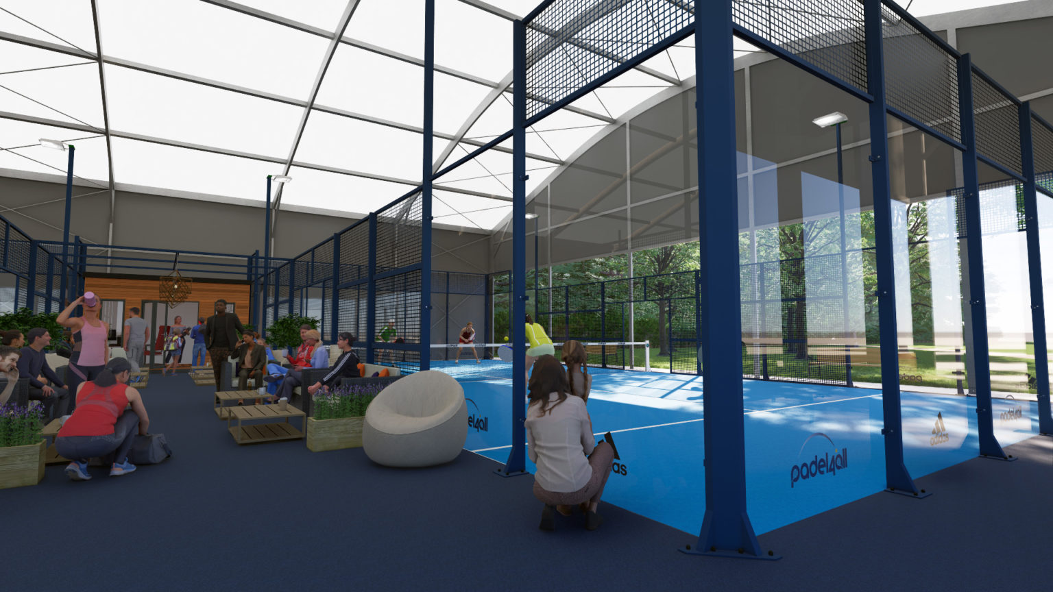 Padel4all Basset Down - 3-court padel centre coming to Swindon