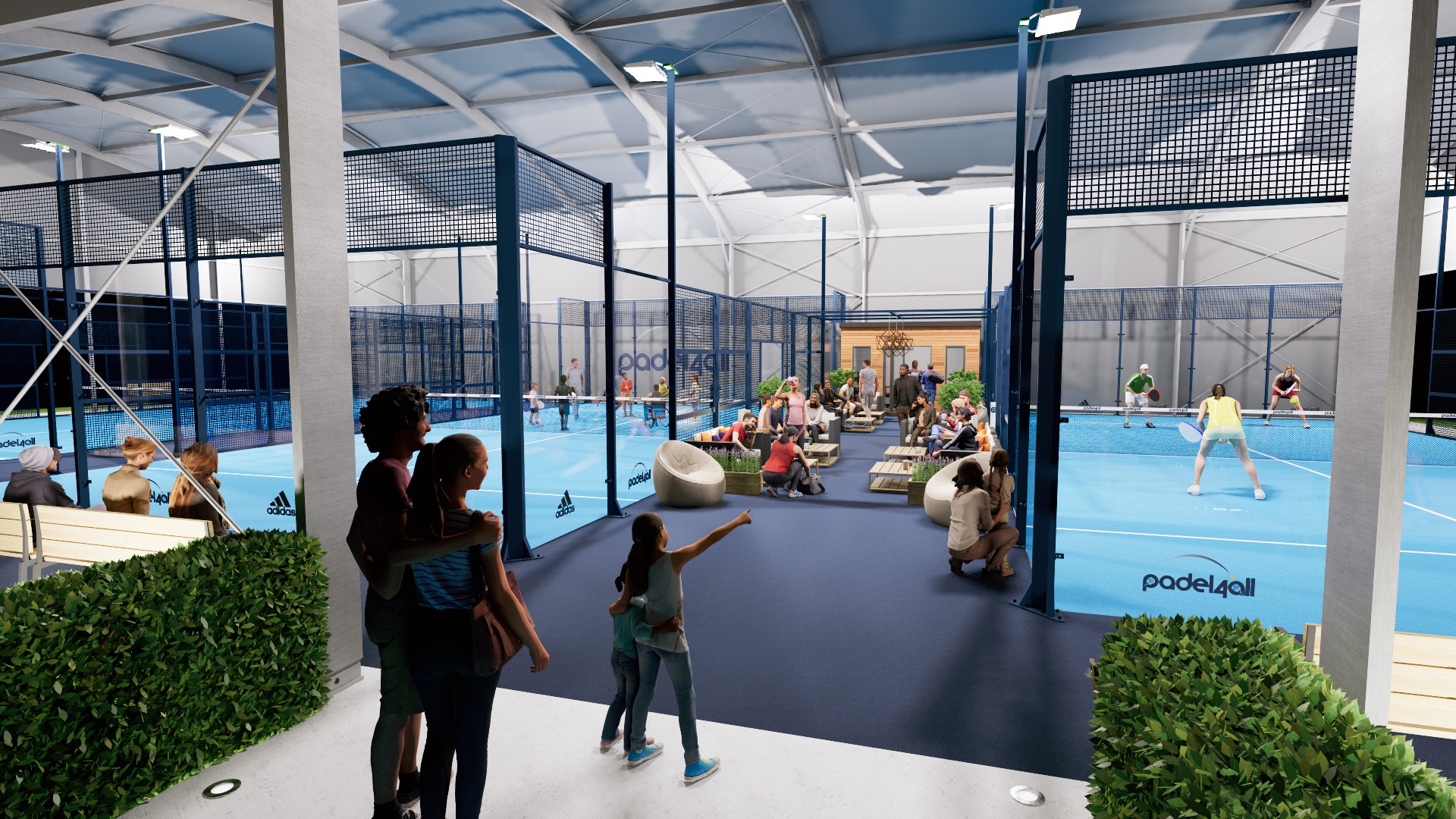 Padel4all Basset Down - 3-court padel centre coming to Swindon